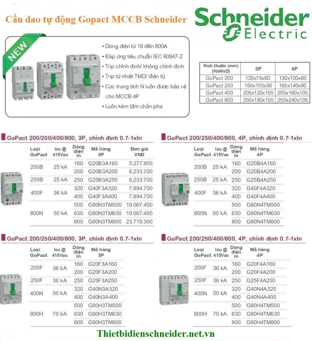 Aptomat GoPact Schneider